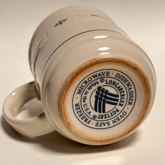 Longaberger | Dining | Longaberger Pottery Woven Traditions Blue Coffee ...